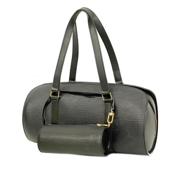 Louis Vuitton | Bags | Louis Vuitton Handbag Epi Soufflot M52222 Noir ...